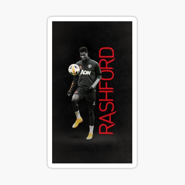 "Art Marcus Rashford" Sticker by KaifAsla | Redbubble
