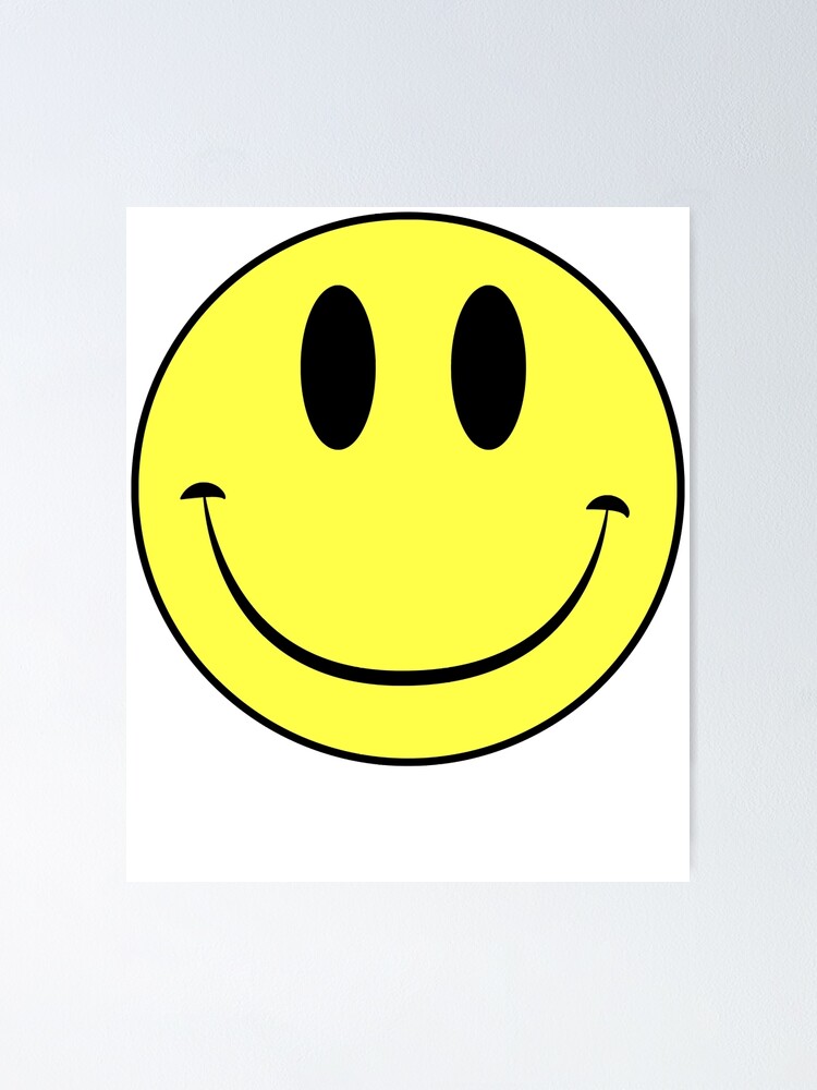 "Classic Acid House Smiley Face Rave Culture" Poster for Sale by ...