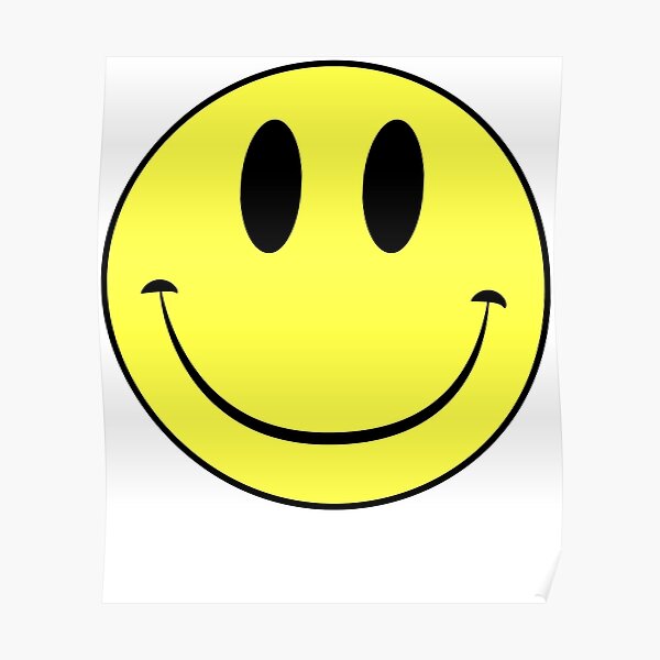 "Classic Acid House Smiley Face Rave Culture" Poster for Sale by ...