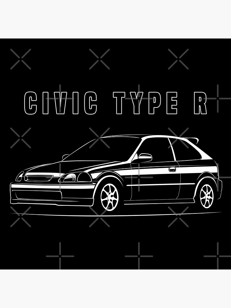 "Civic Type R EK9 Silhouette" Poster by MivecPower | Redbubble