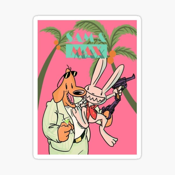 "Sam and max" Sticker by funnstores009 | Redbubble