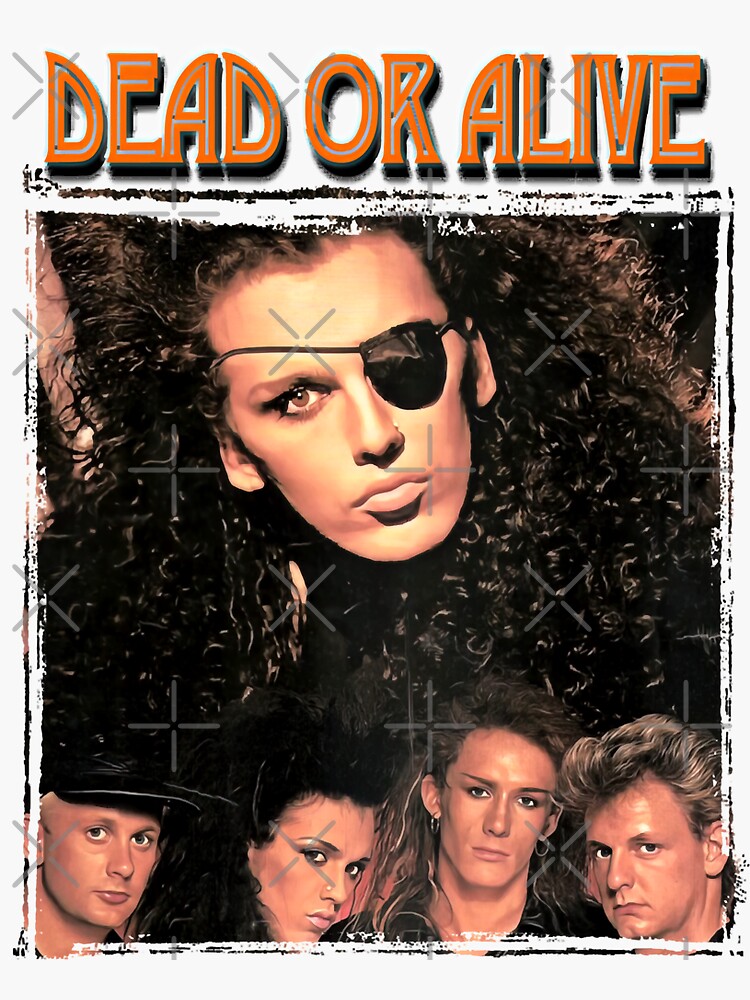 "Attractive Sparkling Dead Or Alive Band Cute Fan" Sticker by ...