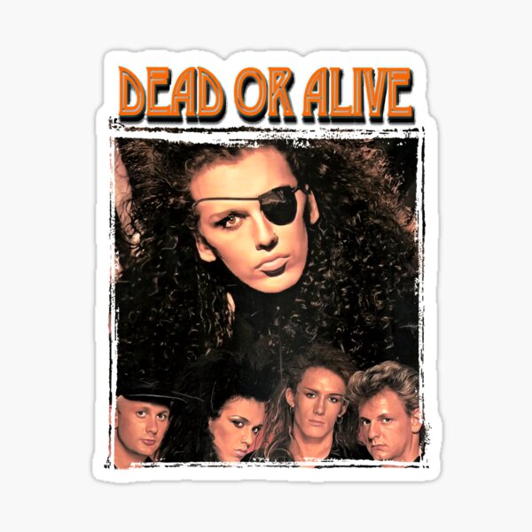 "Attractive Sparkling Dead Or Alive Band Cute Fan" Sticker by ...