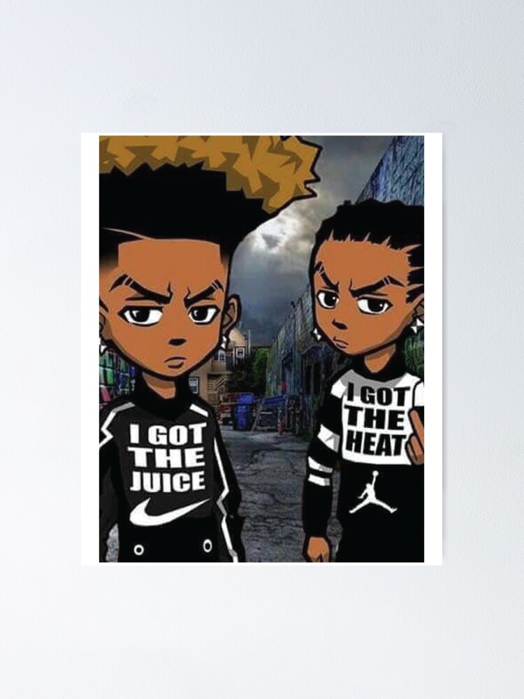 "The Boondocks Riley Freeman Huey Freeman " Poster for Sale by ...
