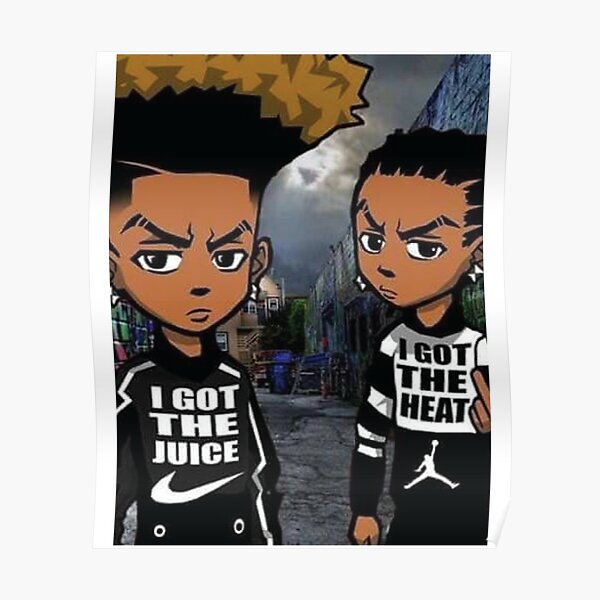 "The Boondocks Riley Freeman Huey Freeman " Poster for Sale by ...