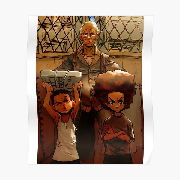 "The Boondocks Huey " Poster for Sale by LayaneeBoutique | Redbubble