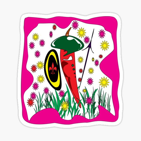 "Angry Chili" Sticker for Sale by mmgalido1379 | Redbubble
