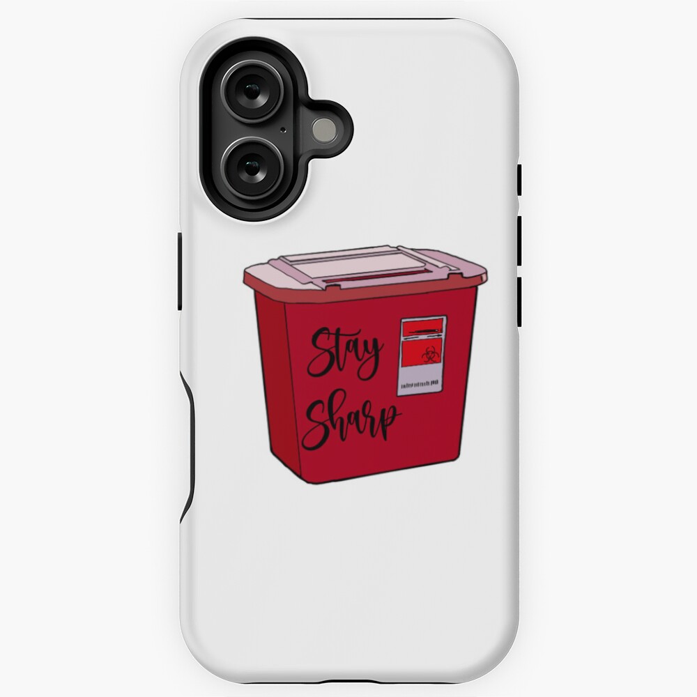 "Stay sharp" Sticker for Sale by Hayy-bale | Redbubble