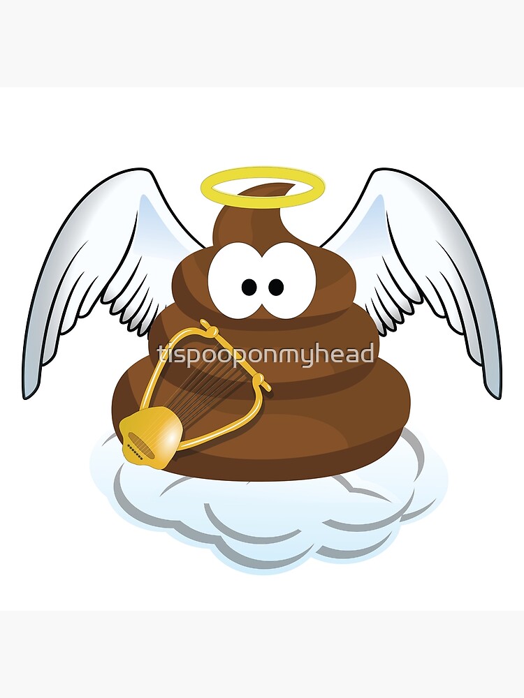 "Cute Angel Poop" Poster for Sale by tispooponmyhead | Redbubble