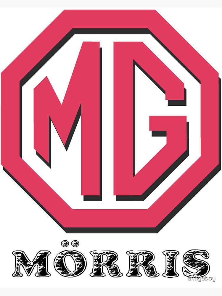 "MG - Morris Garages" Sticker by amigaboy | Redbubble