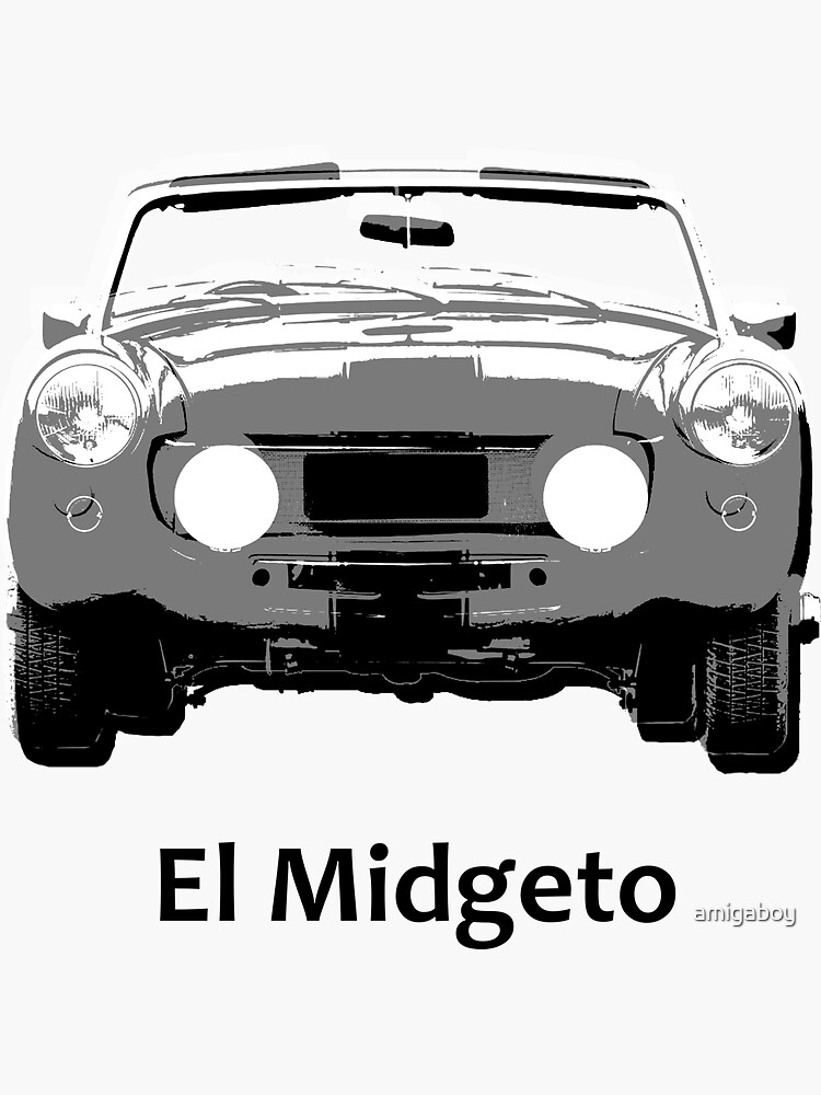 "MG Midget" Sticker by amigaboy | Redbubble