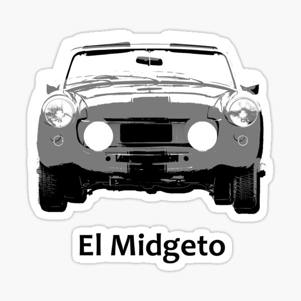 "MG Midget" Sticker by amigaboy | Redbubble