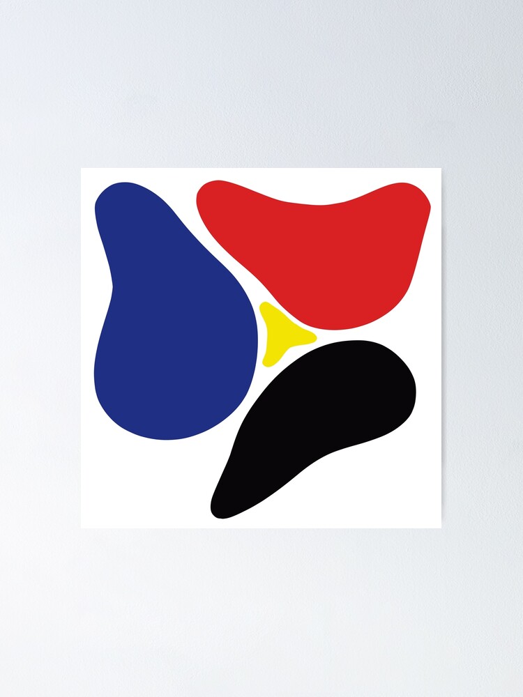 "Polyamorous Pride Color Blobs" Poster by rileycastiel | Redbubble