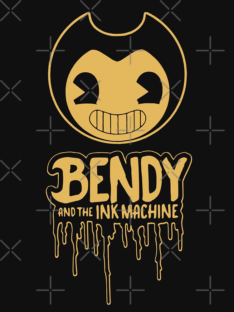"Just Smile Bendy Ink " T-shirt by HanumMira | Redbubble