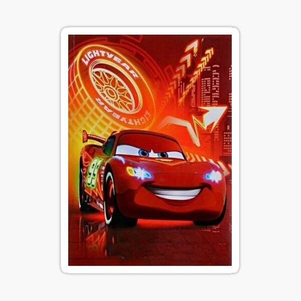 "lightning mcqueen" Sticker by lisfestyle | Redbubble