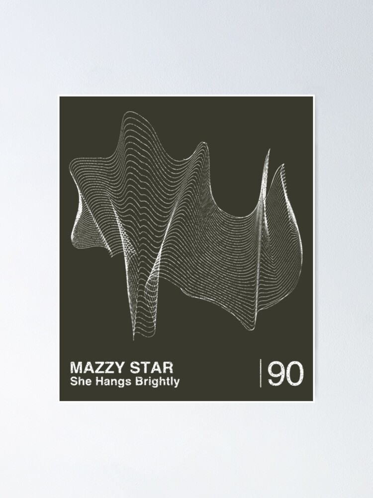"Mazzy Star _ Minimalist Graphic Fan Artwork saudade_" Poster by ...