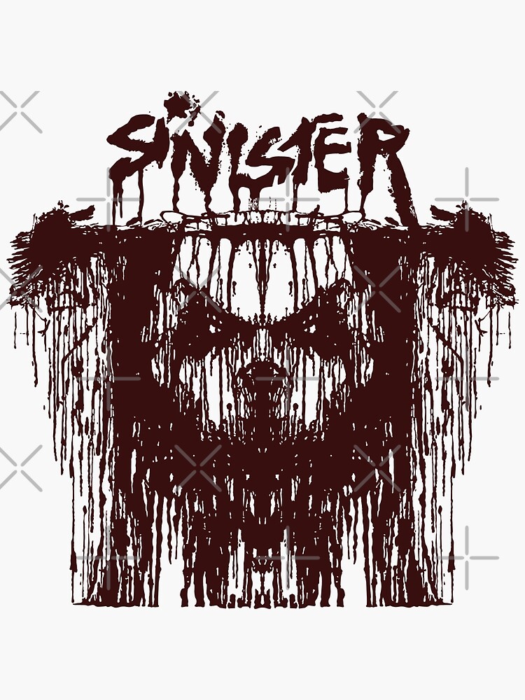 "Sinister movie colour" Sticker for Sale by LapinMagnetik | Redbubble