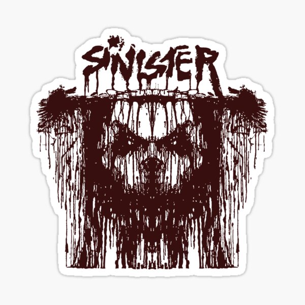 "Sinister movie colour" Sticker for Sale by LapinMagnetik | Redbubble