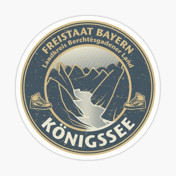 "Königssee Lake, Bavaria, Germany" Sticker for Sale by studio838 ...