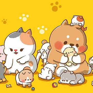 "Tonton Friends With Cute Little Dogs Yuta and Bella" Essential T-Shirt ...