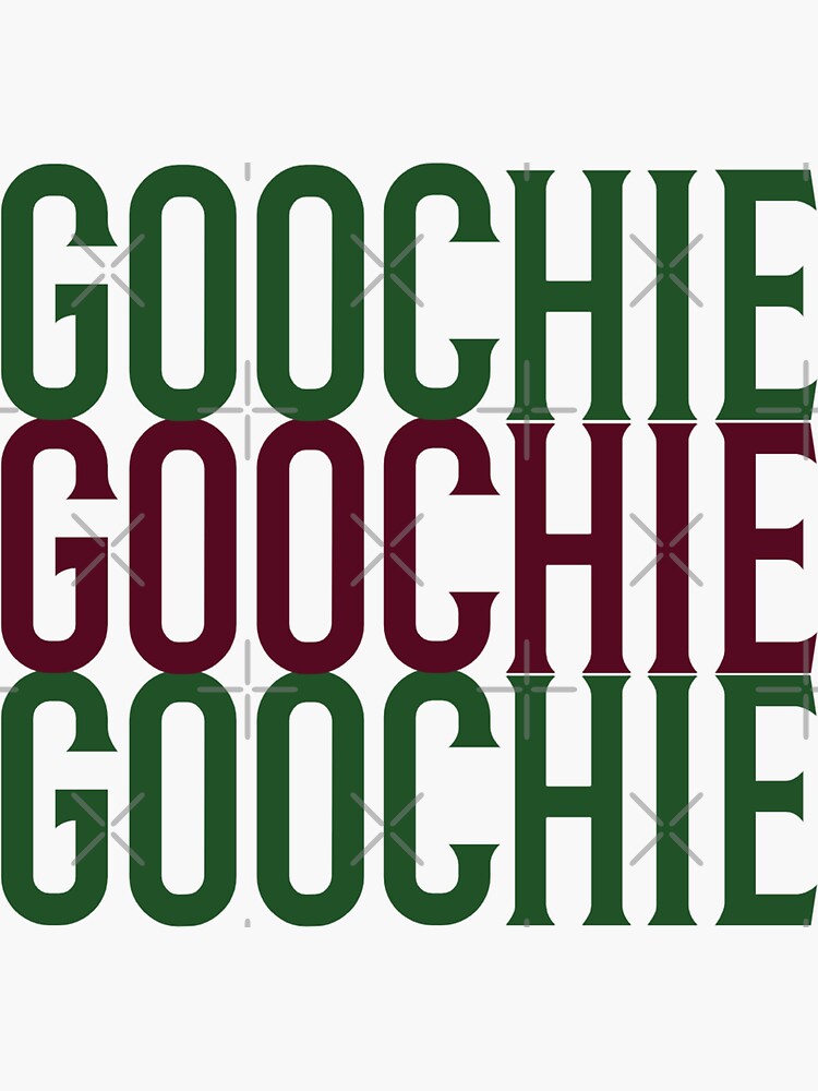 "Goochie" Sticker by almondcake77 | Redbubble