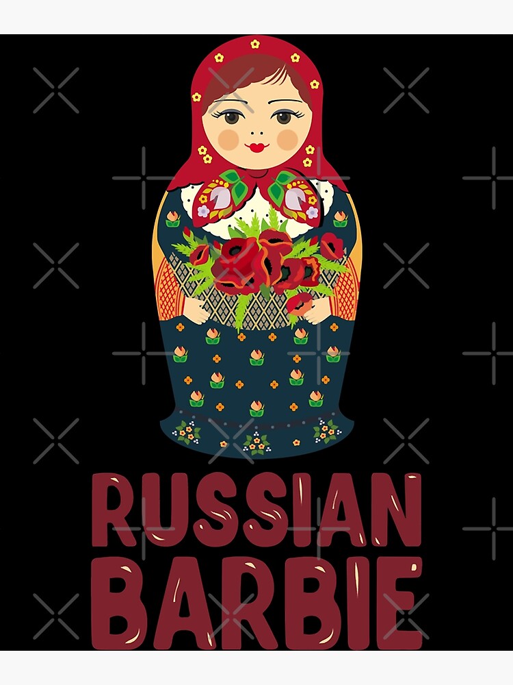 Lámina fotográfica «Hombres divertidos Barbie rusa Matryoshka Muñeca ...