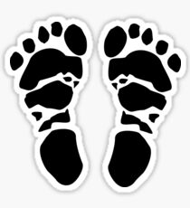 Footprints: Stickers | Redbubble