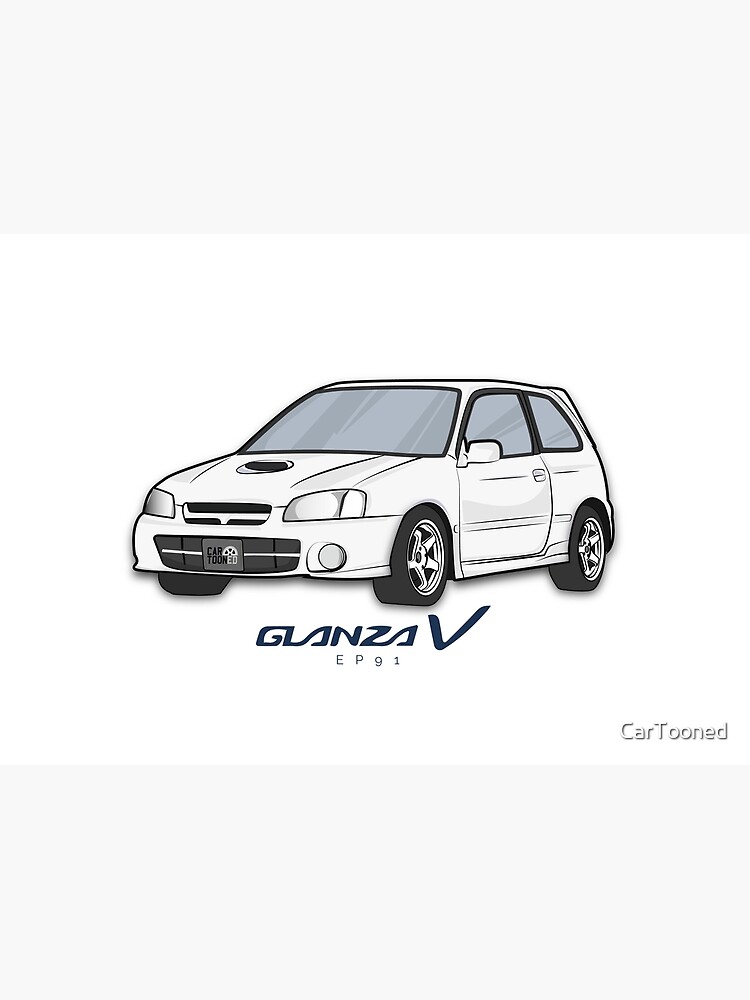 "Glanza V EP91" Poster for Sale by CarTooned | Redbubble