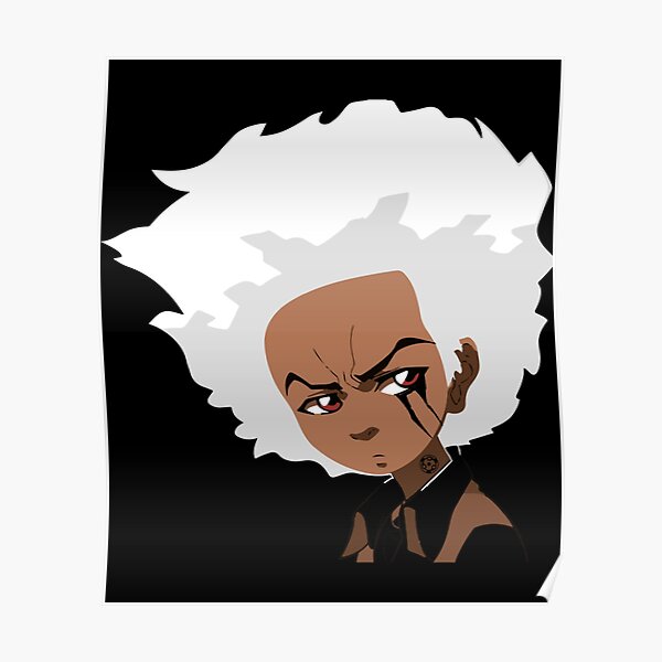 "The Boondocks - Huey Freeman " Poster for Sale by KiingsWardrobee ...