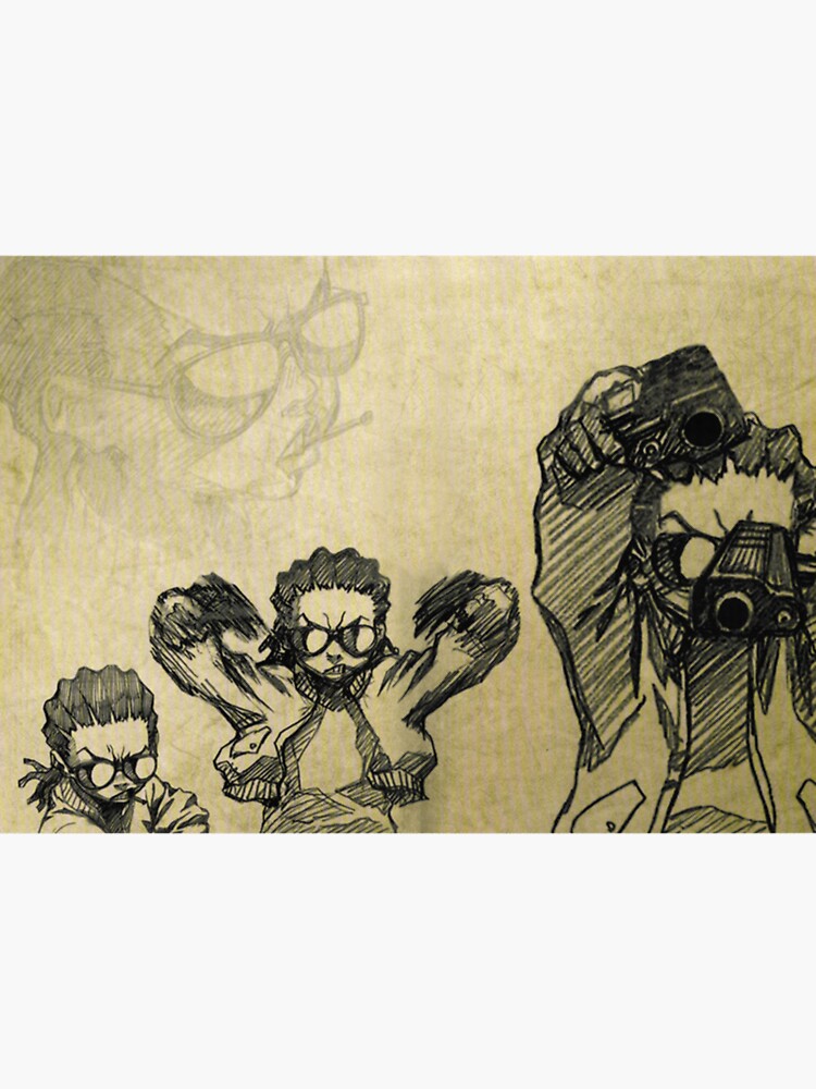 "The Boondocks Riley Freeman " Sticker by KiingsWardrobee | Redbubble