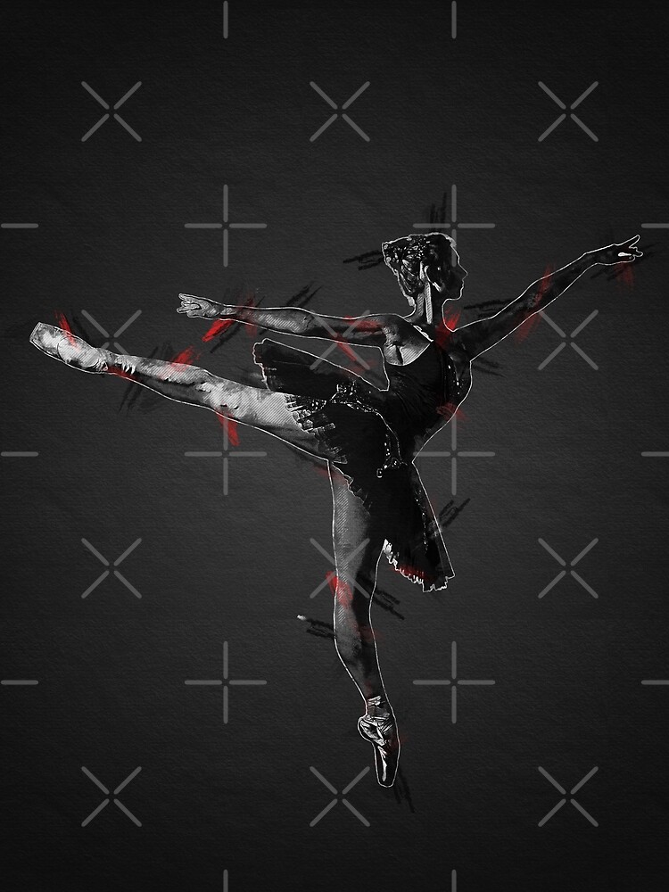 "Ballerina Dancer Art with chalk paint" Poster for Sale by M-Infinite ...