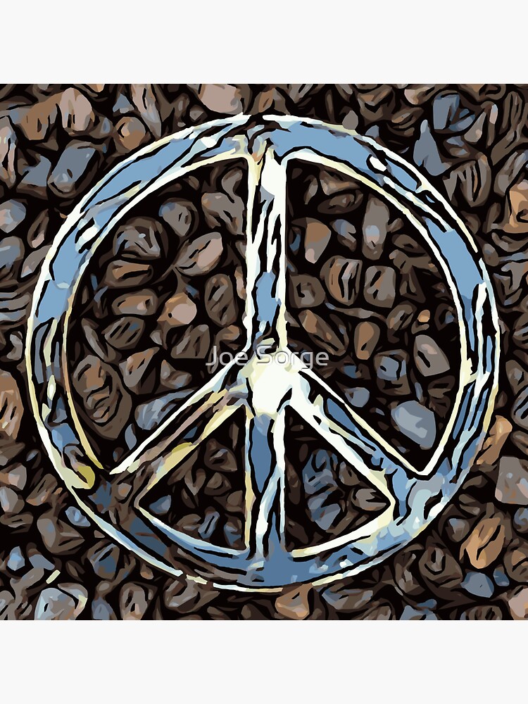 "Peace Rocks" Sticker by Sorgetown | Redbubble