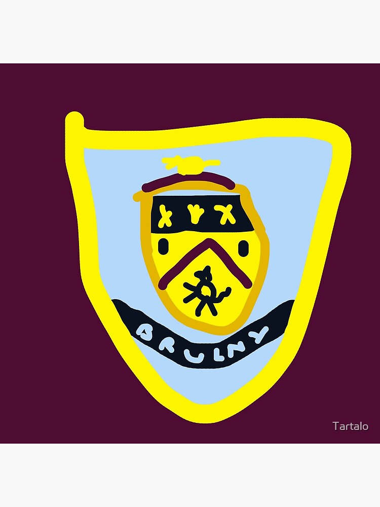 "Slightly Annoying Burnley Badge" Poster for Sale by Tartalo | Redbubble