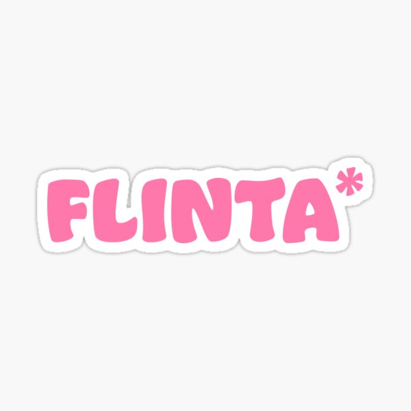 "FLINTA" Sticker by TinusCartoons | Redbubble