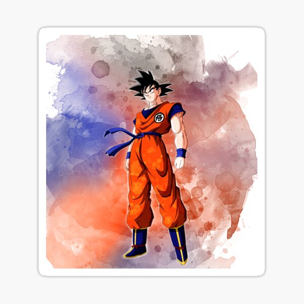 "Son Goku" Sticker by Heidytiara | Redbubble