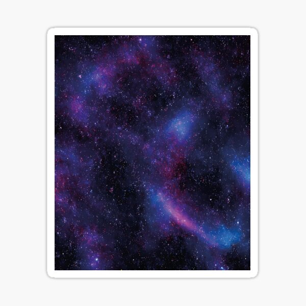 "Purple Blue Galaxy Nebula" Sticker for Sale by 9ACHAT6 | Redbubble