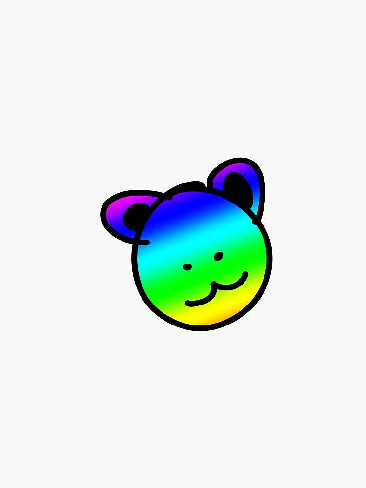 "rainbow frog" Sticker for Sale by Kofiidelish | Redbubble