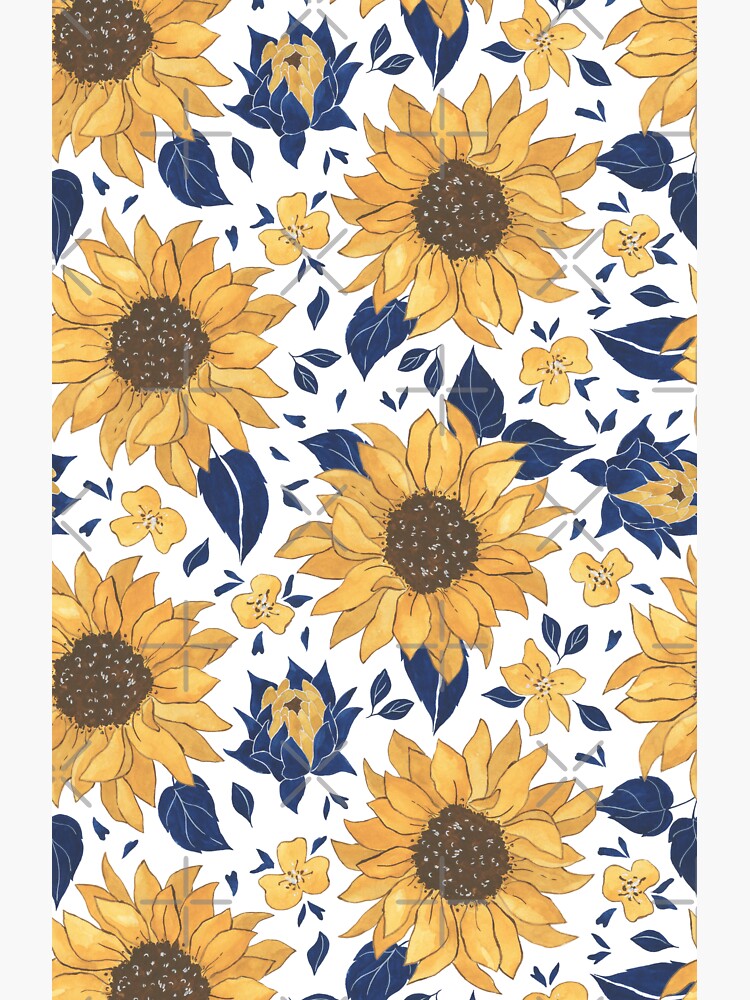"Big Sunflowers" Sticker by MuseCertified | Redbubble