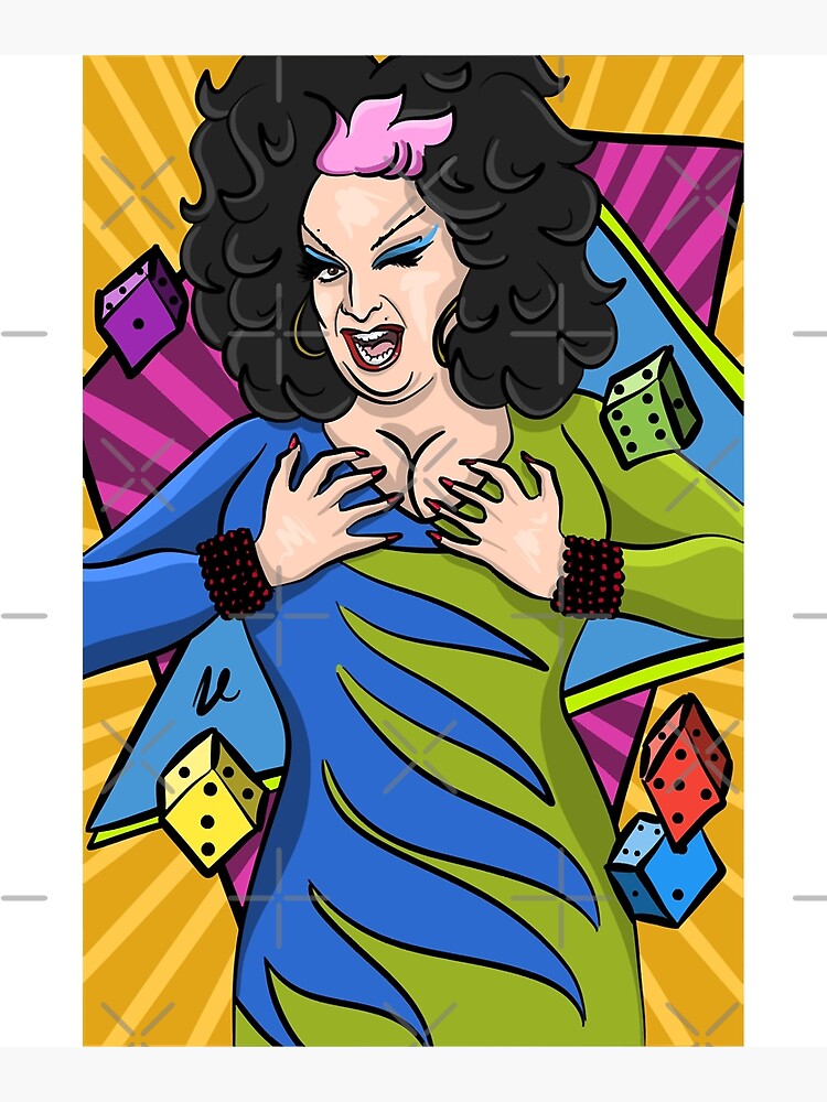 "People Call Me Divine As Queen Doris Forbidden Zone Retro Vintage" Art ...