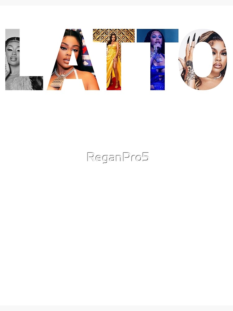 "latto rapper t shirt | latto sticker" Poster for Sale by ReganPro5 ...