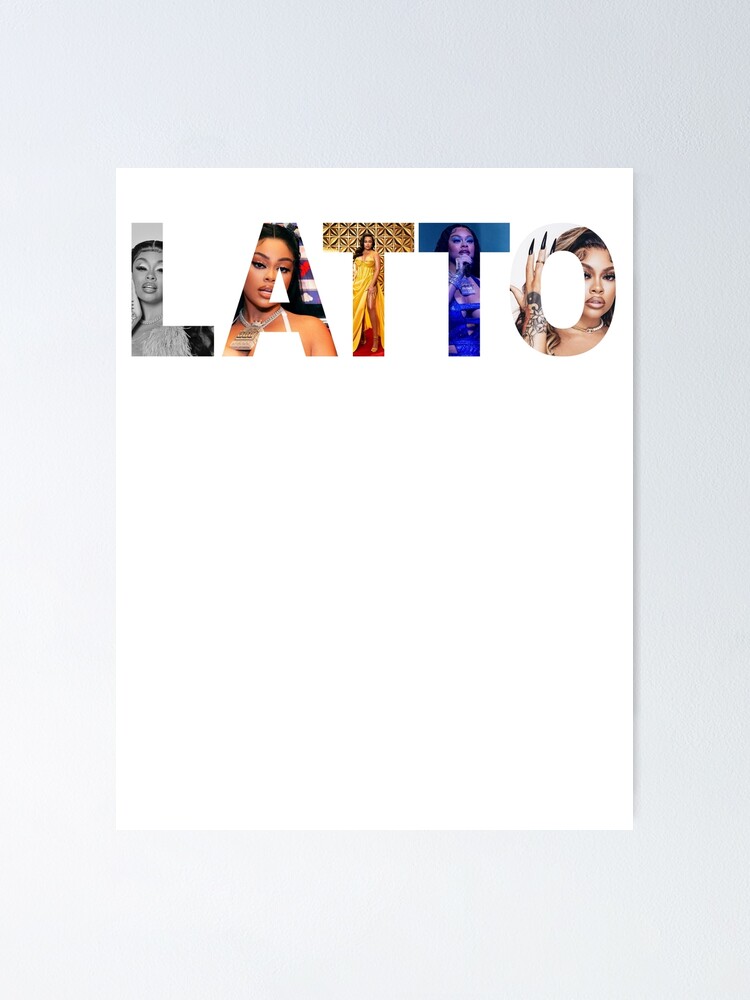"latto rapper t shirt | latto sticker" Poster for Sale by ReganPro5 ...