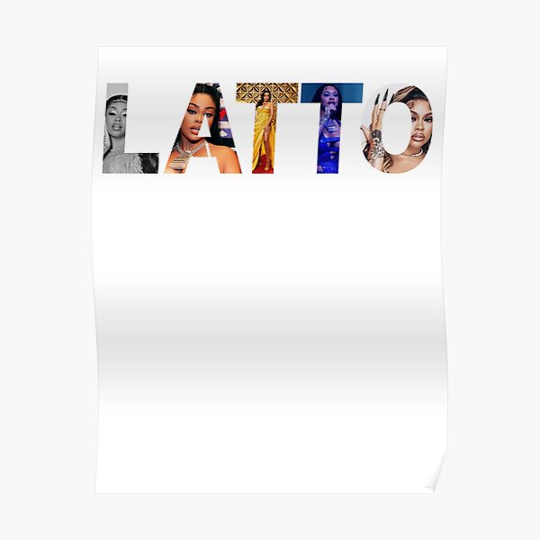 "latto rapper t shirt | latto sticker" Poster for Sale by ReganPro5 ...