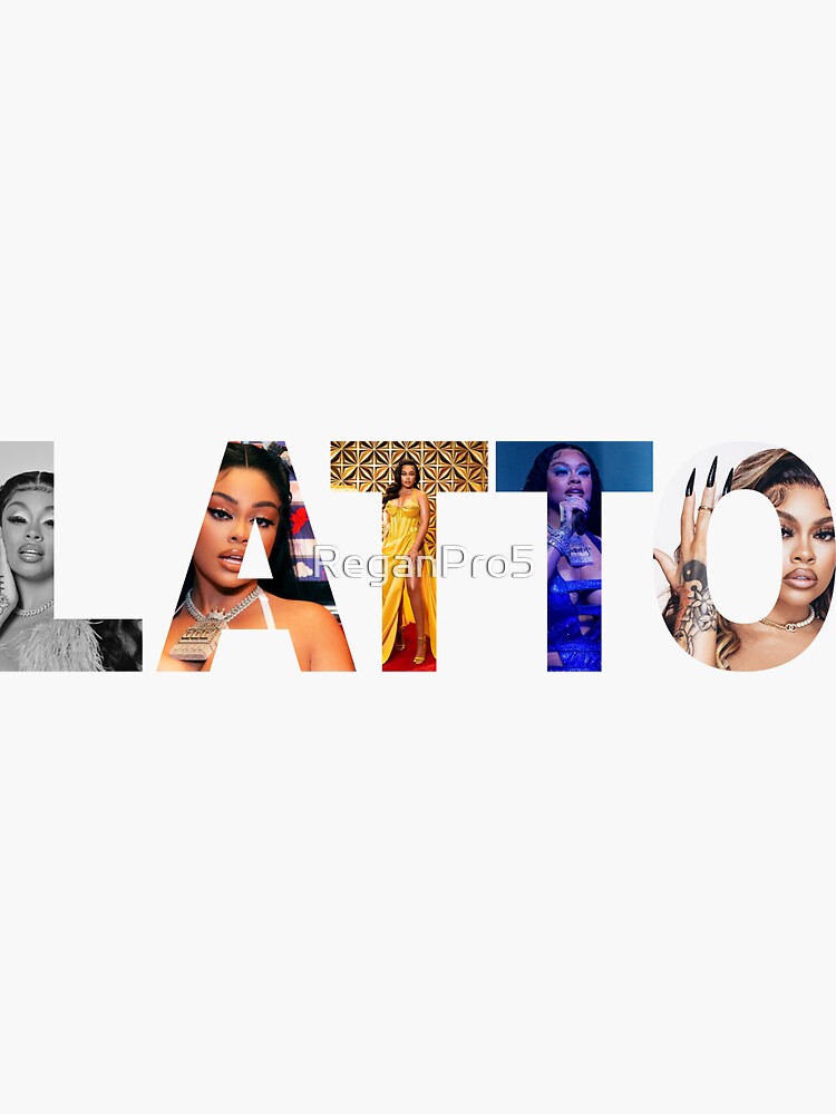 "latto rapper t shirt | latto sticker" Sticker for Sale by ReganPro5 ...