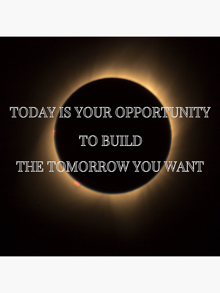 "Build your Tomorrow" Poster by DChal90 | Redbubble