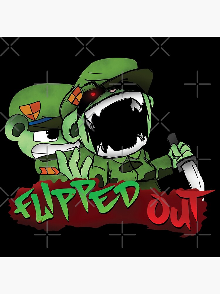 "fnf htf flippy vs. fliqpy graffiti" Poster von Ruvolchik | Redbubble