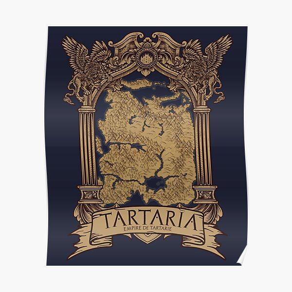 Póster «Mapa de Tartaria - Empire de Tartarie - Tartarian Empire ...