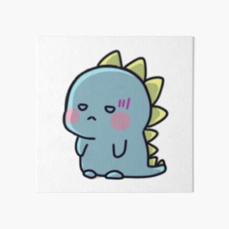 "Moriah Elizabeth Cute pickle the dinosaur, really!" Art Board Print by ...