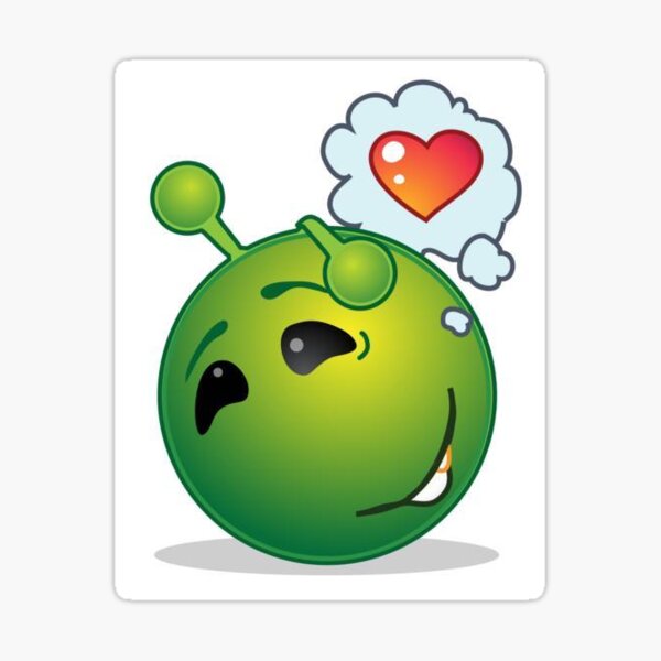 "Happy love face" Sticker by suhairz | Redbubble