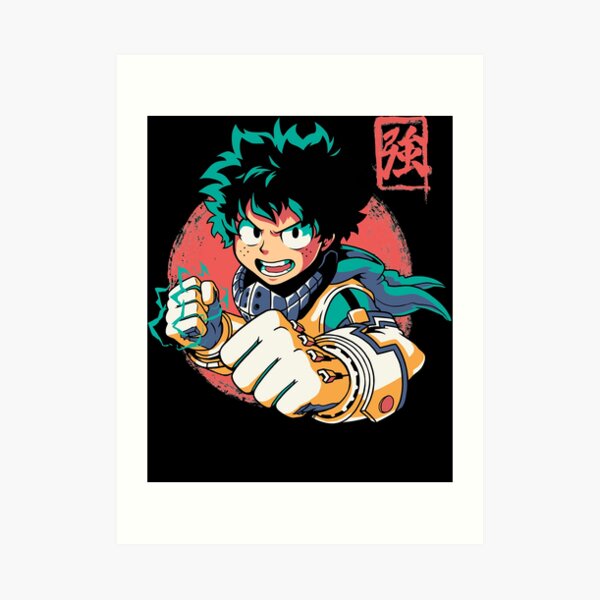 "Detroit Smash Plus Shoto Todoroki My Hero Academia" Art Print for Sale ...