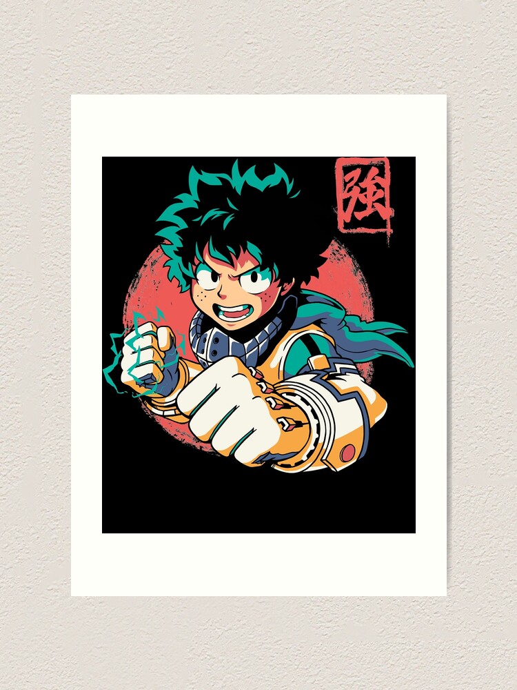 "Detroit Smash Plus Shoto Todoroki My Hero Academia" Art Print for Sale ...